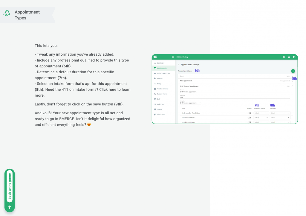 How Do I Set Up New Appointment Types in EMERGE? - EMERGE Healthcare Co.